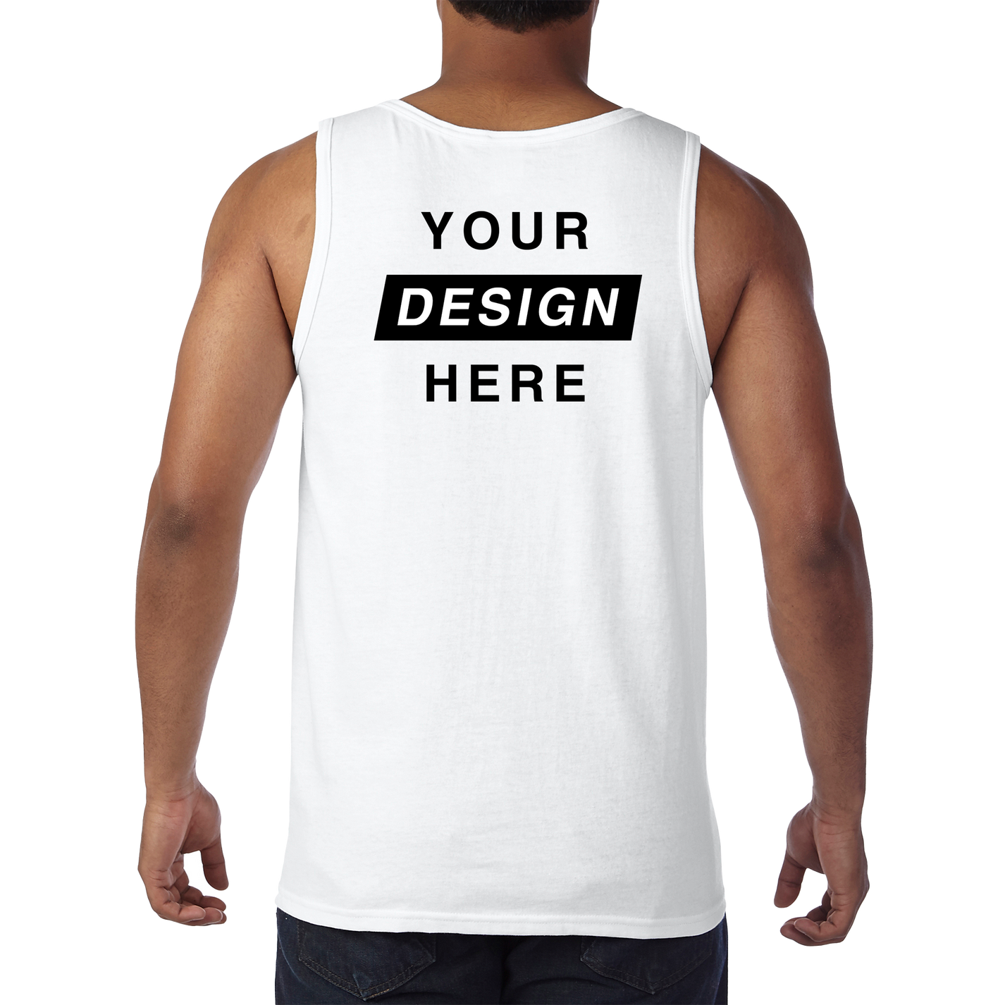 Custom Unisex Singlet - Design Your Own - Back Only